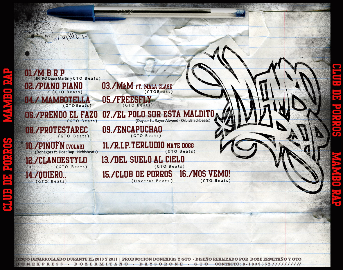 R.A.P. Arte Callejero: MAMBORAP - CLUB DE PORROS